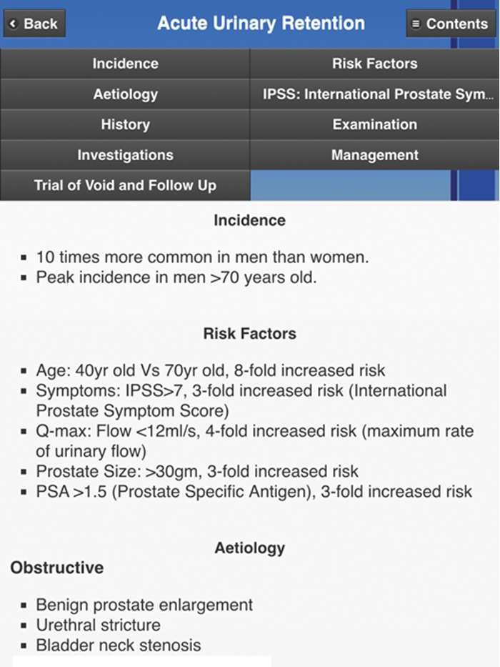 Urological emergencies app | Urology News